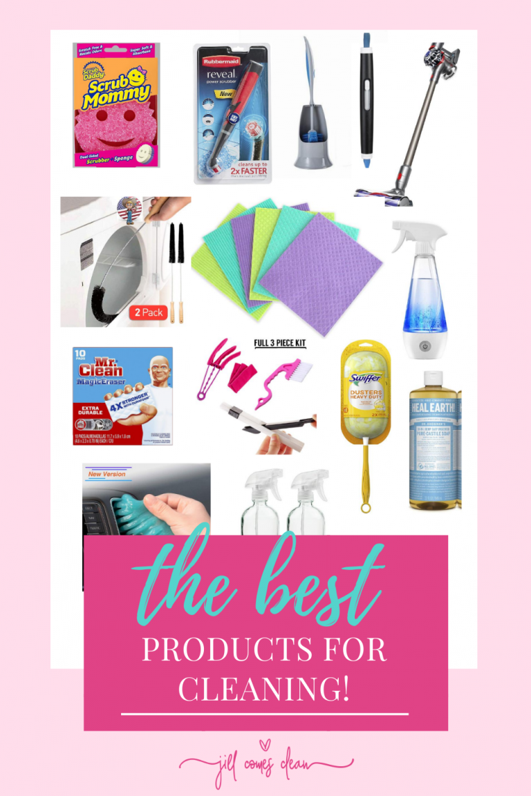 THE BEST CLEANING PRODUCTS - Jill Comes Clean for the home