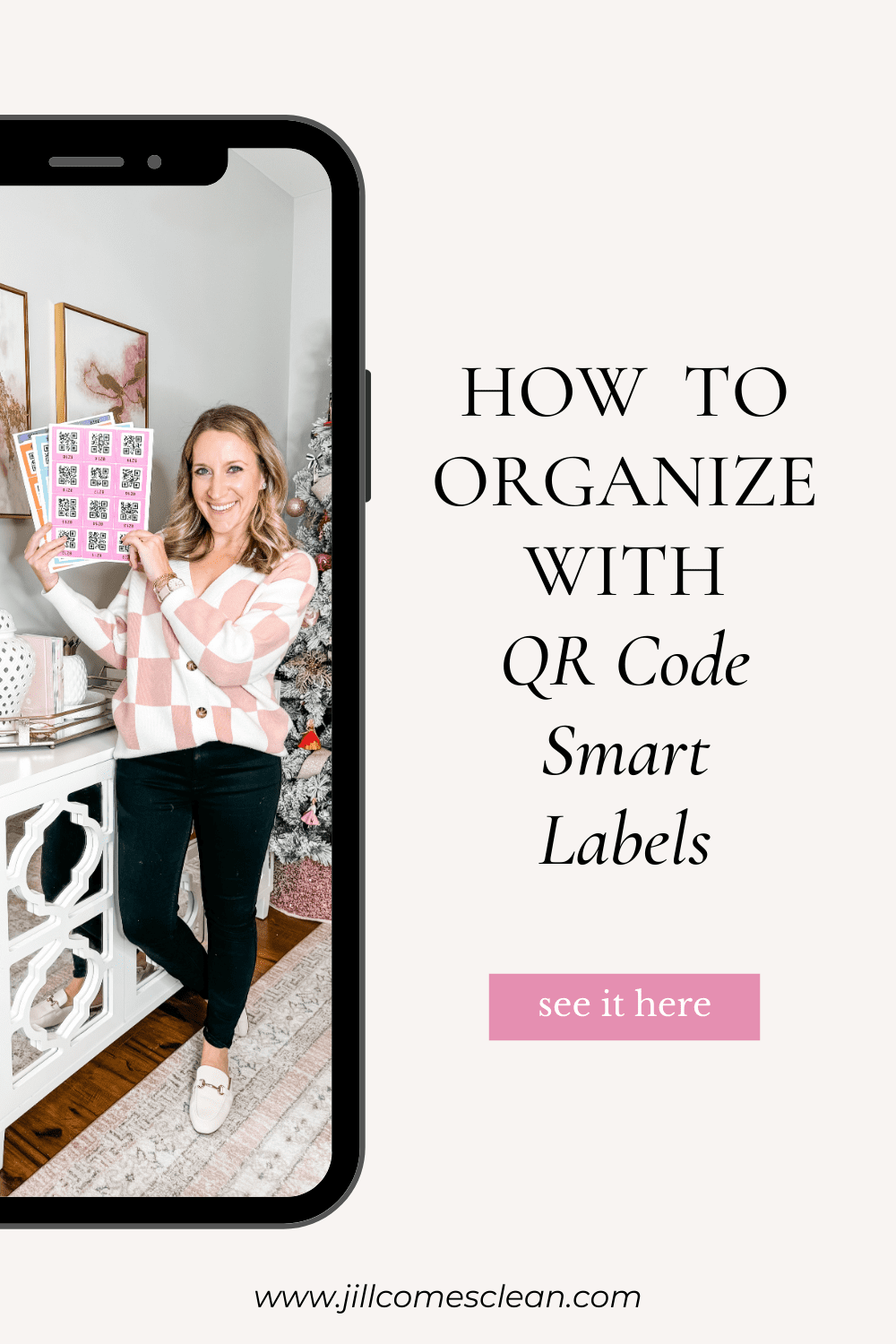 How To Organize with QR Code Smart Labels - Jill Comes Clean